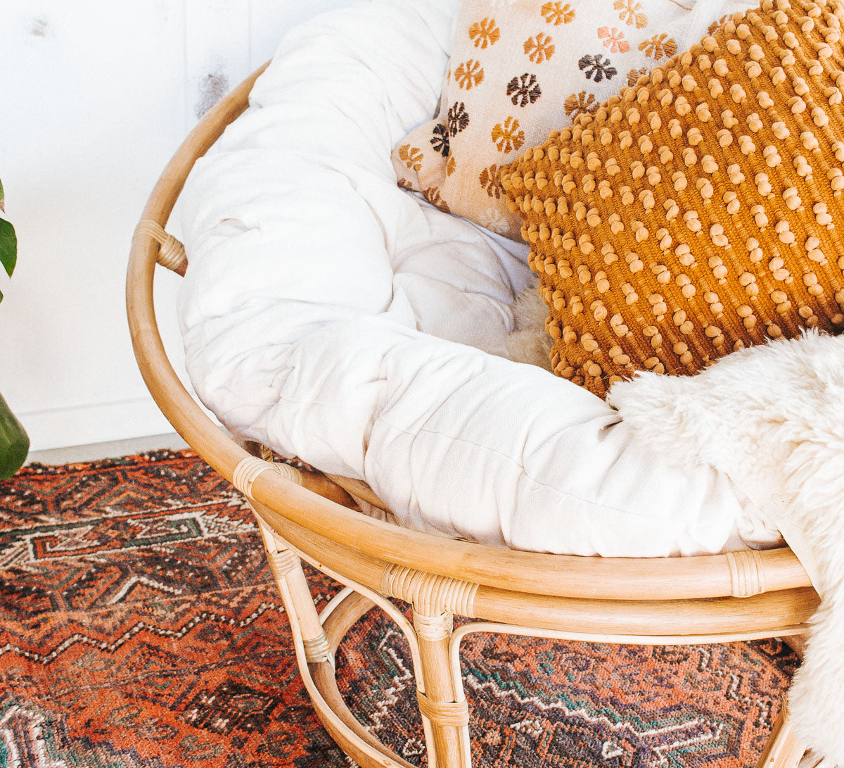 Cane Papasan Chair - NEW